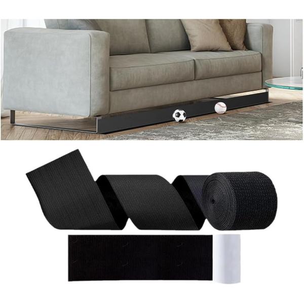 「家具下の侵入防止テープ」家具の下におもちゃやペットがが入り込まないようにガードするテープです。ベットやソファの下にサイズに合わせて簡単に設置できます。ほこりやゴミが溜まりにくくなるので、日常的なお掃除も楽になります。「取付け簡単」ソファや...