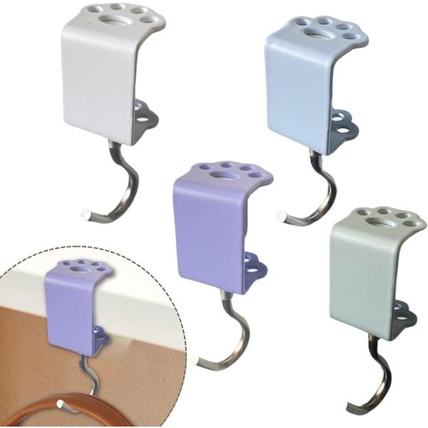 バリエーションコード : 2B93VOG19Xおしゃれなデザインでインテリアを彩る このデスク用フックは、猫の肉球やウサギの顔をモチーフにした可愛らしいデザインです。お部屋やオフィスにぴったりマッチし、見た目にも楽しいアイテム。使うたびに心...