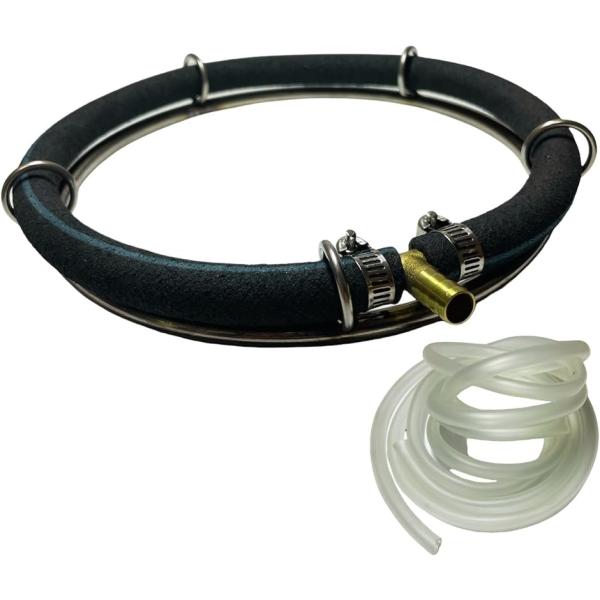 バリエーションコード : 2B94CYVWHV熱帯魚や淡水魚などの観賞用の魚や水草を快適な環境で飼育するために設計されたエアーバブルリングです 水槽内の酸素含有量を増やすエアレーション効果で、健康的な成長をサポートします エアー リングを水...