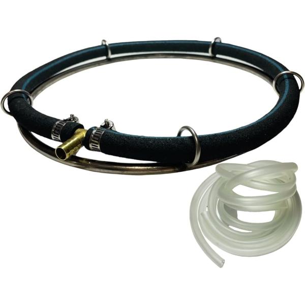 バリエーションコード : 2B94CYVWHV熱帯魚や淡水魚などの観賞用の魚や水草を快適な環境で飼育するために設計されたエアーバブルリングです 水槽内の酸素含有量を増やすエアレーション効果で、健康的な成長をサポートします エアー リングを水...