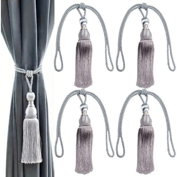 バリエーションコード : 2B94RV650Rラグジュアリーなカーテンタッセル4本セットです。カラーはゴールド、オリーブグリーン、シルバーグレイ、ディープブルーの4色をご用意しました。ご自宅やショップのカーテンをオシャレで華やかに装飾する房...