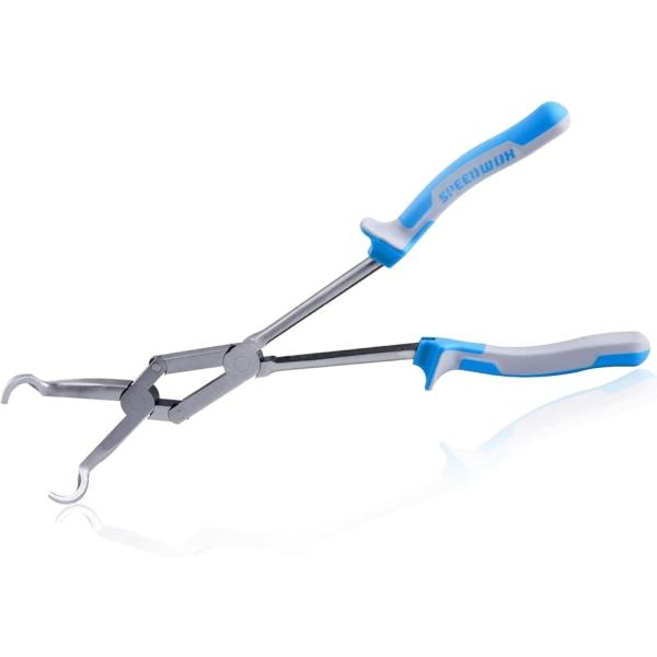 バリエーションコード : 2B94RQTTK6「用途」丸いジョーはホースをつかむのに最適で、プラグ、スパークプラグ、ホースなどの脱着に適しています。手の届かない場所でのホース脱着などに便利なホースクランププライヤー ロングリーチタイプです。...