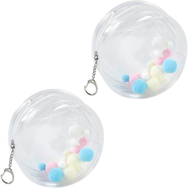 バリエーションコード : 2B94S6W5SH「推し活ぬいぐるみポーチ」は、お気に入りのぬいぐるみを連れて行ける透明ポーチです。14cmと大きめサイズなのもポイント。カラフルなモコモコのボールがランダムに入っており、見た目もとっても可愛いで...