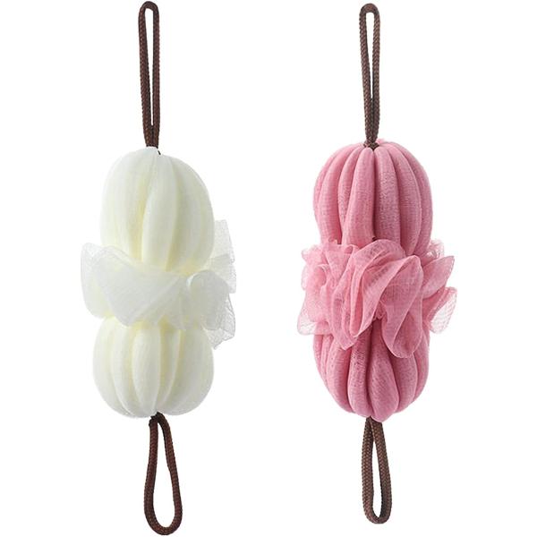 バリエーションコード : 2B94TR83S1背中も簡単洗浄： 両端の紐を持ってスポンジを背中に滑らせるだけで、洗いにくい背中もスッキリ綺麗、滑らかな肌に。スポンジの2個セットです。ふわふわで柔らかいスポンジ： ふわふわでモコモコのスポンジ...