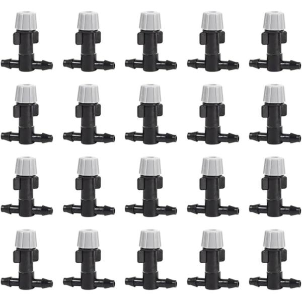 20個の高品質プラスチック製スプリンクラーヘッドとティージョイントが付属し、使いやすさが魅力です。軽量かつ耐久性があり、広範囲にわたる農業、芝生、庭、パティオ、温室などで活躍します。環境にやさしい素材で節水効果を発揮し、散水作業を効率的にサ...