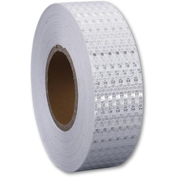 バリエーションコード : 2B95JTVT0V夜間の事故リスクを激減。反射テープで大切な人を守ろう。 v 工事現場や駐車場の安全対策に最適。 50mm幅25mの長尺反射テープは、広範囲を明るく照らすため、夜間の視認性を大幅に向上させます。工...