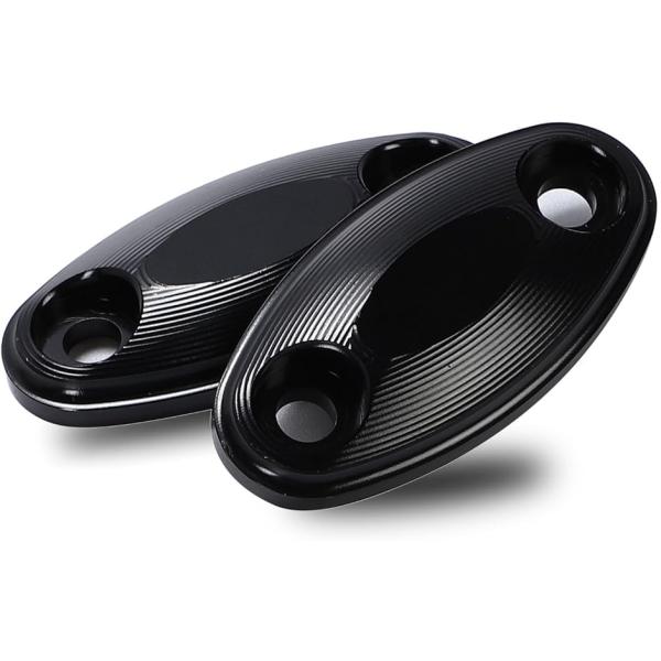 バリエーションコード : 2B9585H0NPホンダCB650F（2014-2020モデル）専用のミラーホールキャップカバー「スタイリッシュなデザイン」バイクの外観を一新するアルミ製の高品質アクセサリーです。見た目だけでなく、ミラーホールの...