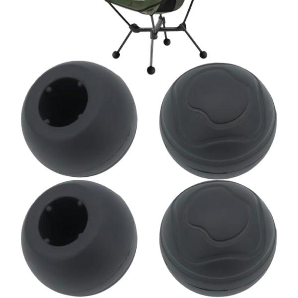 「Helinox互換チェア脚カバー」イスの脚先に挿し込むだけで安定性が向上し、様々な場所で使用できます。耐久性の高いゴム製で作られており、耐久性の求められるアウトドア環境でも安心してご使用頂けます。「砂地やぬかるみでも沈みにくい」砂浜や芝生...