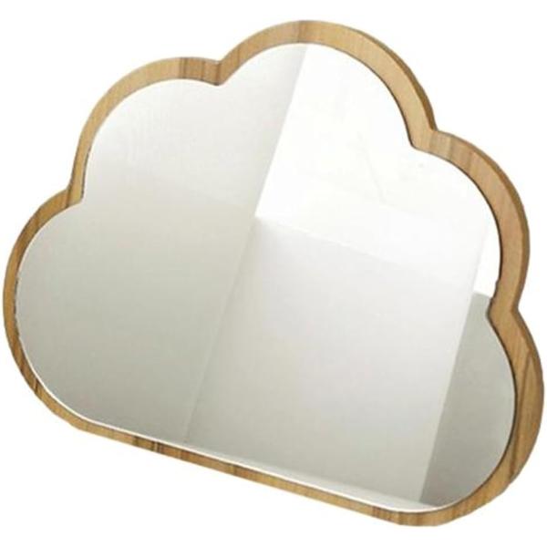 バリエーションコード : 2B95W82O1S雲のかたちをした可愛らしいデザインの卓上ミラーです。木製のフレームとシンプルなスタンドが、ナチュラルで落ち着いた雰囲気を演出します。デスクやドレッサーに置いても場所を取りません。毎日のメイクや身...
