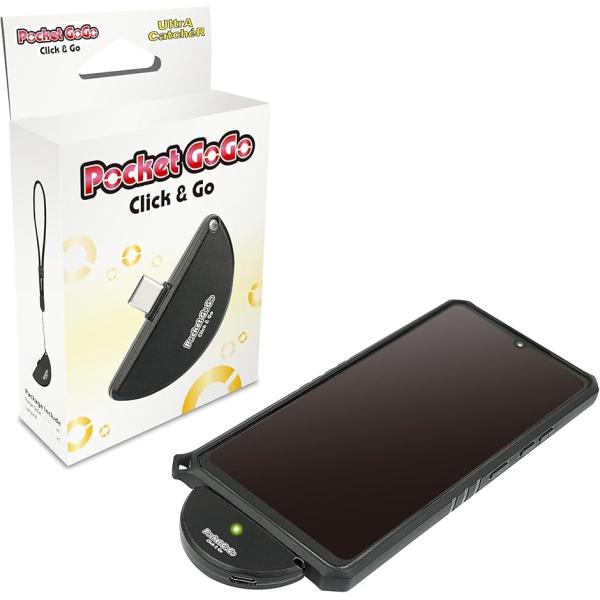 バリエーションコード : 2BUIIU9XK5「スマホ一体型 オートキャッチャー」 ［Android/iOS Type-C］用 捕獲エリア標準版 スマホ一体型オートキャッチャー。Pocket GoGoはスマホから電力を供給しながらプレイする...