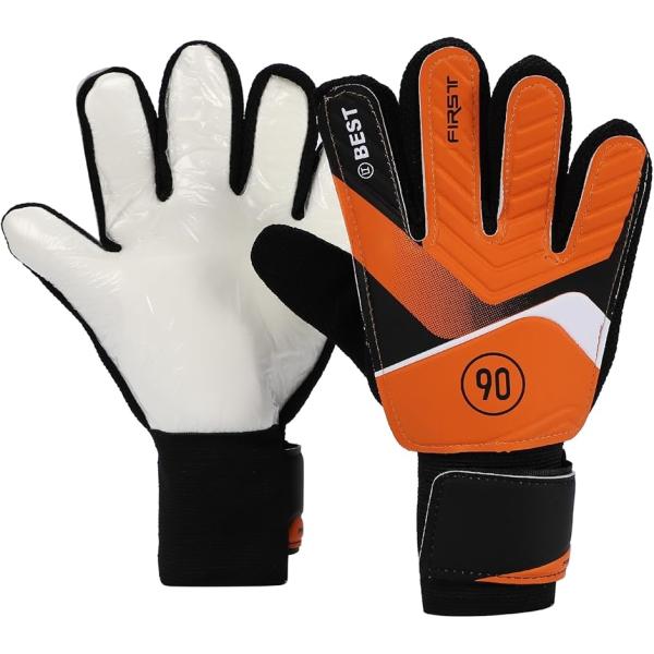 バリエーションコード : 2B99QRWI64「5/6/7号の3サイズ展開。ジュニア用サイズで初心者から上級者まで使えるキッズ用キーパーグローブ。」 しっかりとした作りのジュニア用キーパーグローブ。サッカーやフットサルのトレーニング、練習、...