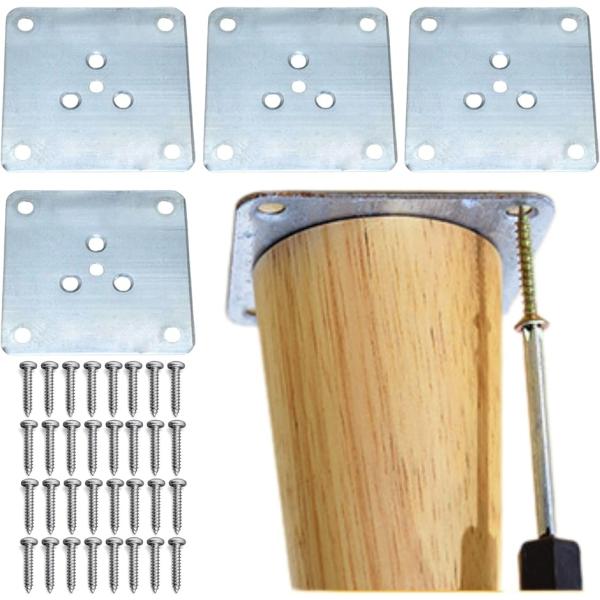 (高品質素材で長持ち)この家具脚取付プレートは、高品質な金属素材を使用しており、耐久性に優れています。錆びにくい加工が施されているため、湿気や水に強く、見た目の美しさを長期間保つことができます。頑丈な構造で重い家具にも対応可能で、壊れにくい...