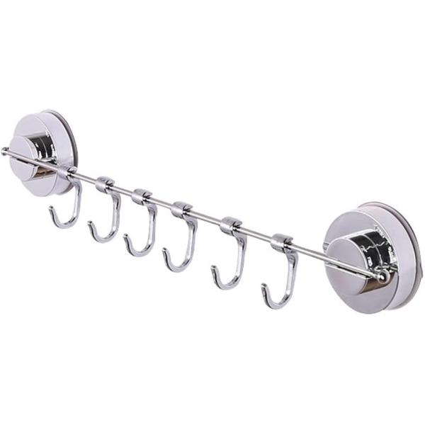 「高品質ステンレスフック」耐水・耐錆のステンレス製フックで、水回り用品もしっかり収納。強力な吸盤がずれを防ぎ、繰り返し利用可能です。「省スペースで実用的」キッチンからバスルーム、洗面所など幅広く対応。壁面を有効活用し、狭いお部屋でも広々使え...