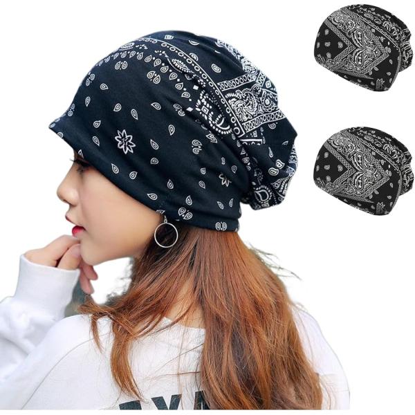 バリエーションコード : 2B96L8UQHI3WAYで使える、ペイズリー柄のレディースヘアキャップセットです。帽子として、ターバンやヘアバンドとして、さらにはネックウォーマーとして、使い方は自由自在。肌触りのいいコットン素材＆洗い替えに便...