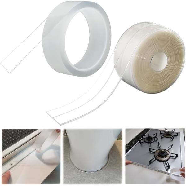 この防水テープはクリアな色合いです。防水加工が施されており、耐久性があり、長期間使用しても色あせしにくく、環境にもやさしい実用的なテープです。防水・防カビテープを貼るだけで、お掃除の難しい隙間に侵入する水や汚れ、ゴミ、カビ、臭いなどの問題を...