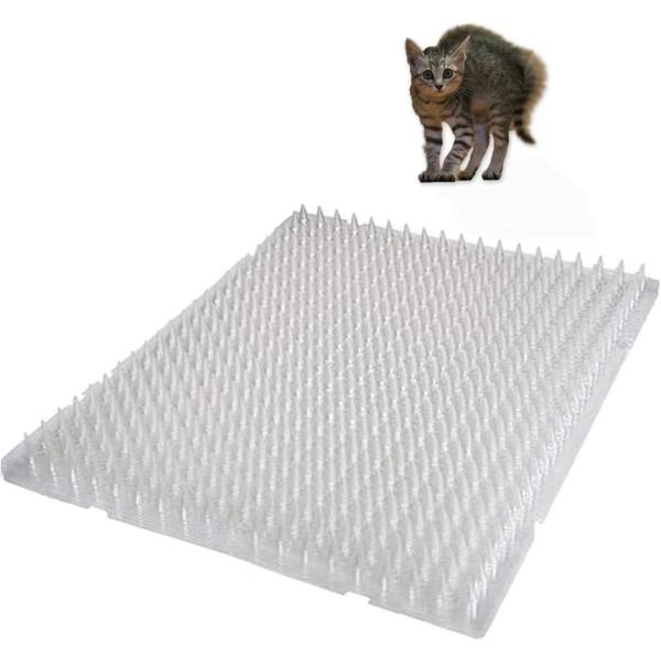 「サイズ調節可能な猫よけシート」PET製なのでハサミでカットし好きな大きさや形で設置可能。景観を損ねることなく変に違和感ないクリアタイプの猫よけマットです。「傷つけずに追い払える」猫除けのとげとげシートですが突起の先端が丸いのでネコの足を傷...