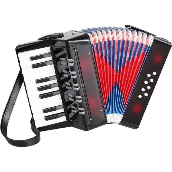 バリエーションコード : 2B986I15CL「練習用のアコーディオン」子ども向けの練習用アコーディオンは、軽量かつコンパクトで持ち運びが簡単です。耐久性があり、初心者でも使いやすい操作性です。無理なく楽しみながら音楽の基礎を学べます。「1...