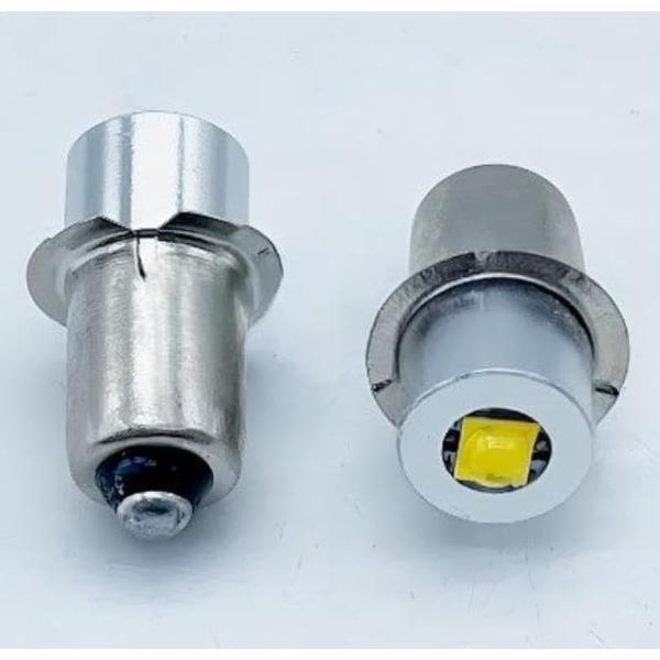 このLED交換懐中電灯電球はP13.5S形状の電球（バルブ）交換する事で簡単お手軽、迅速かつ効率的なLED仕様の懐中電灯にアップグレード。夜間停電時やもしもの時にもさらに明るくさらに遠くまで照らし出す事が可能となります。P13.5Sランプソ...