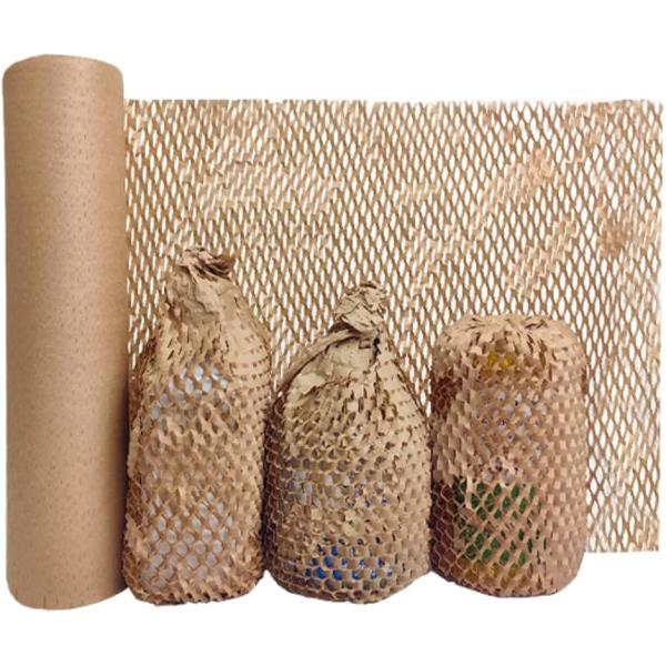 バリエーションコード : 2B9D9KFSVN「クッション性に優れている」引っ越しの際に非常に便利な梱包材として活用できるハニカム紙のロールクラフトペーパーです。この梱包材は、緩衝材としてとても便利で有効活用できます。ハニカム紙は、蜂の巣の...