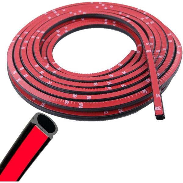 小D型 汎用ドアモール ウェザーストリップ 12m。手軽に車内の静音性と防音効果を改善したい方におすすめです。車の気密性が上がることにより噪音軽減、冷暖房の効率が高くなるだけではなく、車にほこりや雨の侵入を防ぐために、防水・防塵の効果もあり...