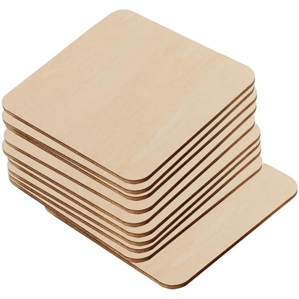 「50枚入り木製コースター」大量のコースターが必要な際や、ワークショップ、DIYに最適な無地の木材コースター50枚セットです。「濡れにくい」一定の吸水性と断熱性を持ち、テーブル側の結露を防ぎ少量の水を吸収します「オリジナルコースターづくりに...