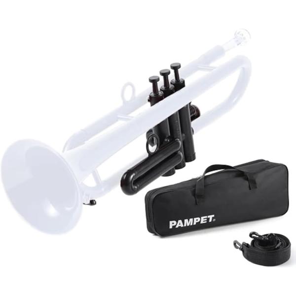 バリエーションコード : 2B9IS8YHO0PAMPET プラスチックBbトランペットは学生や初心者の練習用に最適です。パッケージにはキャリーバッグ、3Cと7Cのプラスチックマウスピースがセットになります。日本語解説書QRコード付き。（Q...