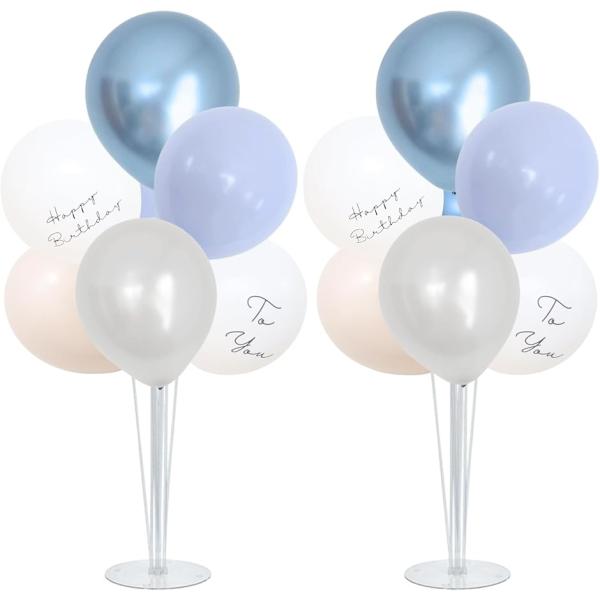 バリエーションコード : 2B22KHOXXC「数字バルーンと相性抜群。立体感のある誕生日演出」自立式バルーンスタンドで、空間に高さと奥行きをプラス。年齢の数字バルーン(別売)と組み合わせれば、写真映えする立体的なデコレーションが完成し、誕...