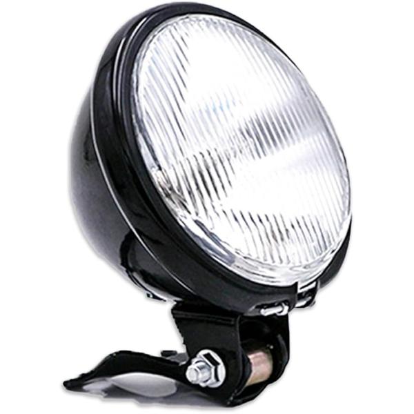 バリエーションコード : 2B99LHQJRQ「愛車の手軽なカスタムに」4.5インチのバイク用ヘッドライトです。ボディカラーはシルバー/ブラック、レンズカラーはクリア/イエローからお選び頂けます。様々な車種に取付可能な汎用タイプ。「機能性抜...