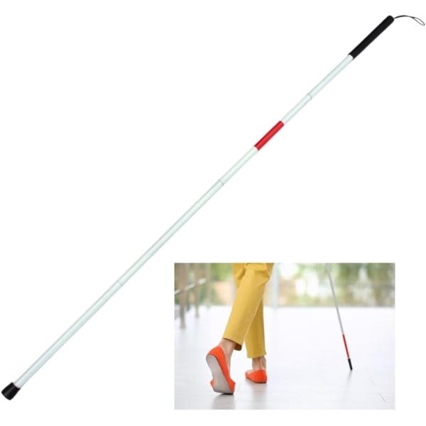 バリエーションコード : 2B99L85DRC折りたたみ式白杖 ロングタイプの盲人用盲人つえになります。未使用時はカバン、車、玄関などに立てかけたり、収納スペースに保管も簡単伸縮タイプロングステッキ 白杖は盲人、自身での歩行が難しい、歩行補...