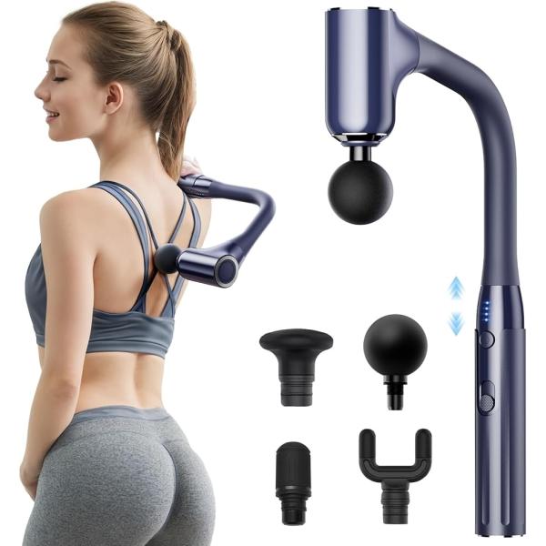 バリエーションコード : 2BRQO1Q1G2「筋膜リリースガンの決定版。1台で全身ケア、背中にも届く」 年々進化し続けるLihilis 筋膜リリースガンの最新フラッグシップモデル「G5」が驚く進化を迎えました。簡単パワフルにアプローチがで...