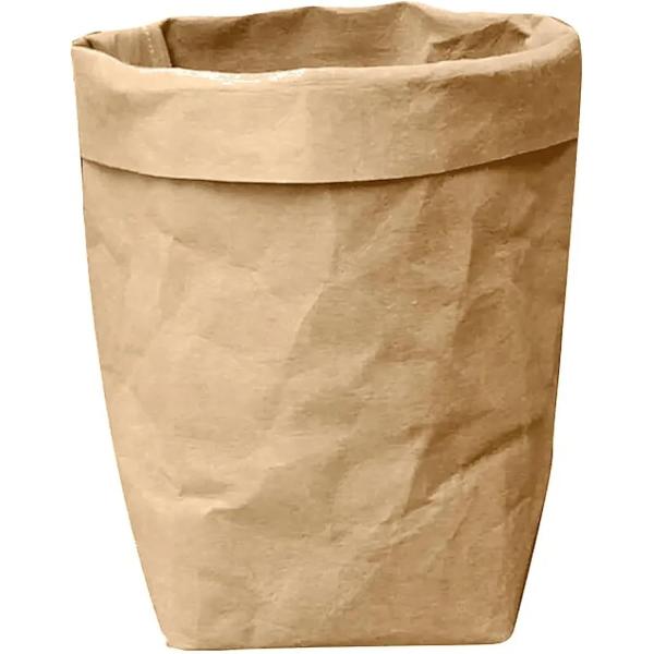 バリエーションコード : 2BJQCQ5TRK植木鉢をオシャレに変身できる植木鉢カバーです。無垢な感じの袋をプランターごとかぶせることでセンスのあるお洒落な感じにできます。観葉植物・サボテンなどにぴったり。水に強い特殊なクラフト紙素材を使用...