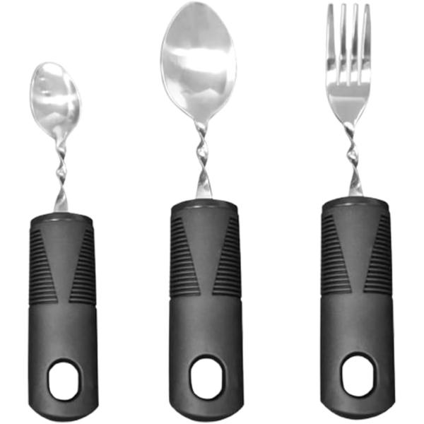 バリエーションコード : 2B9C2T91CQ「介護用カトラリー」 手に優しい設計で、握りやすい設計のカトラリーです。軽い力で扱えるゴム製ハンドルとステンレス鋼の耐久性が特徴です。お食事の時間がより安心で快適になるアイテムです。「用途に応じ...