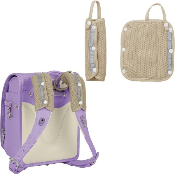 バリエーションコード : 2B9C3K4W6S「厚手の生地」もっちりとした厚みのあるメッシュ素材で作りました。「リフレクター付き」前からの光に反射して、お子さんを守ります。「シンプルな色合い」hugmuuオリジナルのシンプルカラーでランドセ...