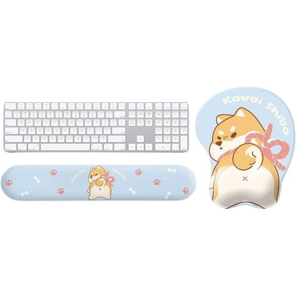 バリエーションコード : 2B9OUKIVUJ人間工学に基づいた設計の柴犬デザインマウスパッド。手首部分に低反発・弾性シリコン素材を使用し、衝撃を吸収して疲れを軽減。可愛い柴犬デザインで癒されながら快適に作業ができます。高品質のエラストマー...