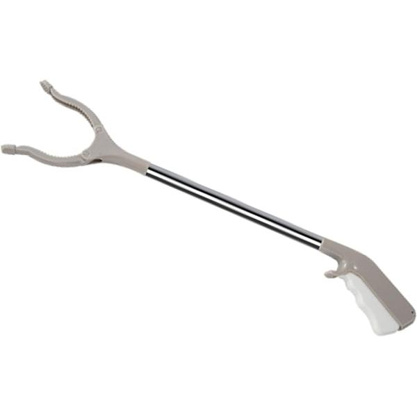 「幅広い用途で大活躍」 このマジックハンド（つかみ棒）は、室内での物取りから、屋外でのゴミ拾いまで、さまざまな用途に対応します。使い勝手の良い40cmの長さで、日常生活の困りごとを解消。家庭や職場、アウトドアでも大活躍するマジックハンドです。