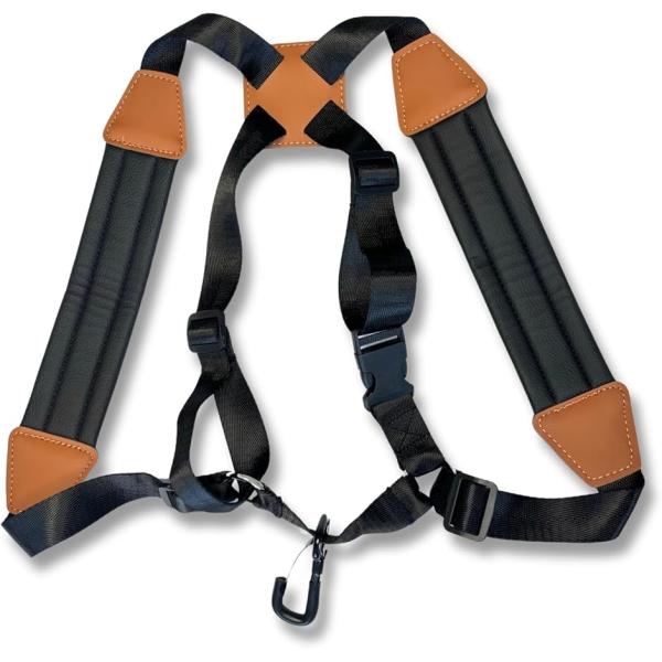 バリエーションコード : 2B9OSPY681「 首や肩への負担軽減設計 」 長時間の演奏でも快適に楽器を支えることができるよう、首や肩への負担を軽減する設計が施されており、肩全体で楽器を支えるため、従来のストラップに比べて疲労感が少なく、...