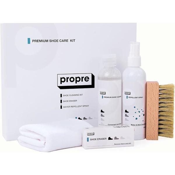 「内容」［ PREMIUM SHOE CLEANER ］洗浄力にこだわったリキッドタイプのシューズ用クリーナー。propre独自の配合により、 目に見える汚れだけでなく、 ニオイもしっかり取り除きます。レザー、 スエード、 コットン、 ナイ...