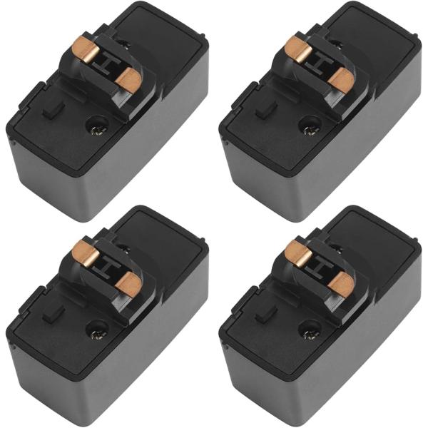 バリエーションコード : 2B9DSWVR4I1.包装：4個入り、色:黒い（ブラック）、サイズ：高さ2.8cmx幅2.4cmx全長5.2cm、材質：プラスチック＋銅、重量:24ｇ/1個、適合負荷: 120V/60Hz専用600W(6A)まで...