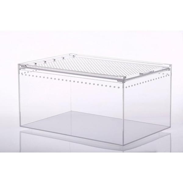 バリエーションコード : 2B9DCO8IGJこの爬虫類飼育ケースは、スライドカバーデザインにより、ペットのお手入れが簡単で、餌を与える際の逃走を防ぎます。シェルターには特別な餌の扉や小さな穴が設計されております。このケージは360度透明な...