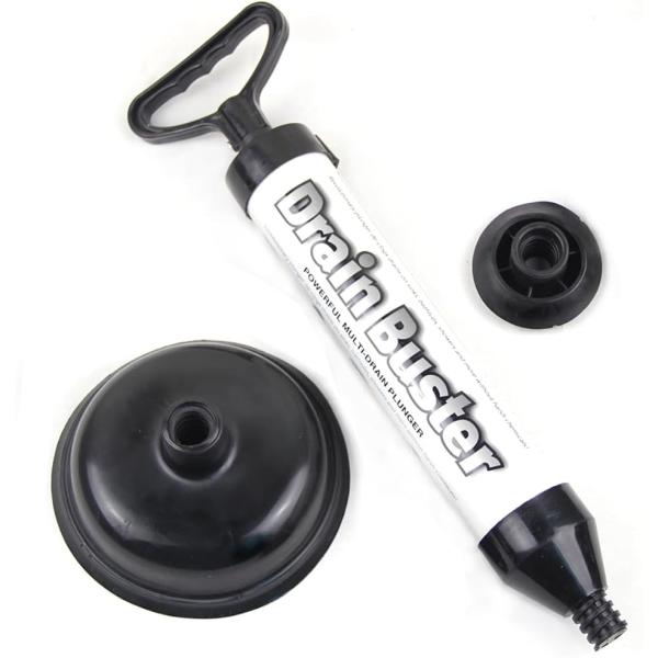 強力な吸引力のパイプクリーナー 本製品のラバーカップは、強力な吸引力を誇ります。急な水回りのトラブル時に、一人で簡単に詰まりを解消できるため、自宅やオフィスで非常に便利です。大・小サイズの2種類のカップが付属しており、トイレだけでなく、浴室...