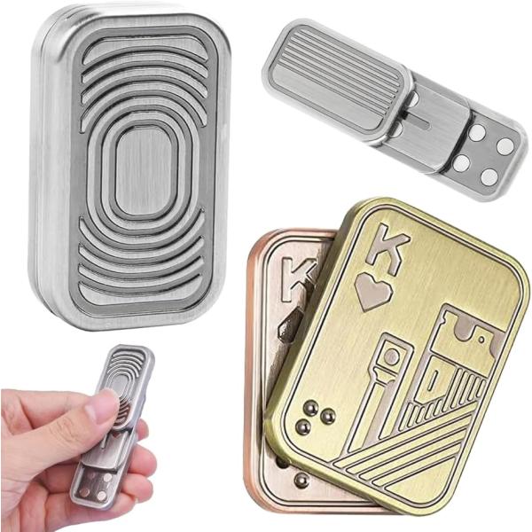 バリエーションコード : 2BUH4F00XG高品質なメタルフィジェットスライダー このメタルフィジェットスライダーは、精密に機械加工された高品質なステンレス素材で作られており、耐久性に優れています。指先で簡単に操作でき、鮮明な金属音と磁力...