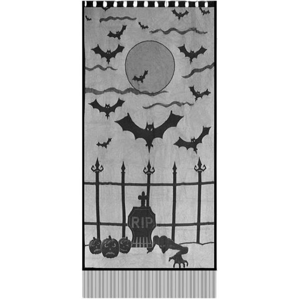 バリエーションコード : 2B9DL23X0O「ハロウィン用タペストリー」ハロウィンの飾りつけにぴったりなタペストリーです。縦213cmx横102cmの特大サイズなので、インパクトもバッチリ。お部屋をハロウィン仕様に飾り付けることができます...