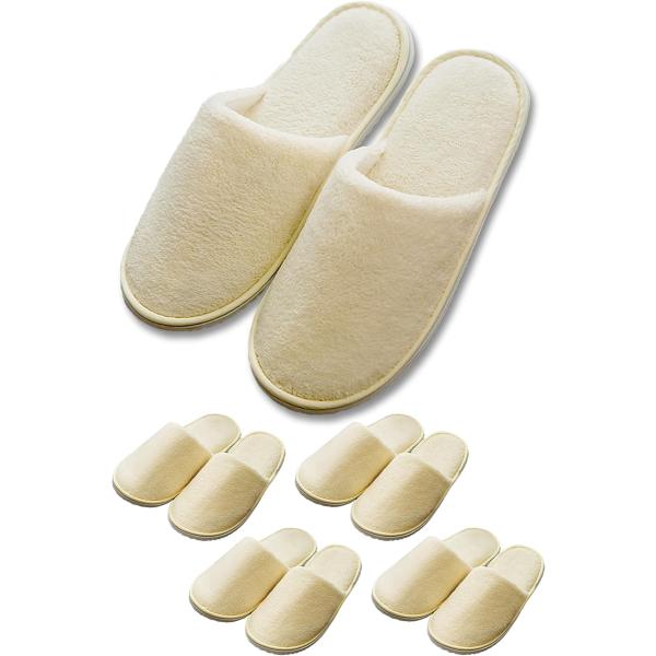 バリエーションコード : 2B9DO9G0CHやわらかく高級感のある 前閉じ仕様の ホテルスリッパ 暖かい 使い捨てスリッパ、メンズ・レディース共用のフリーサイズ。清潔＆安心な毎日へ…来客用スリッパとして個包装の使い捨てスリッパ導入がひろが...