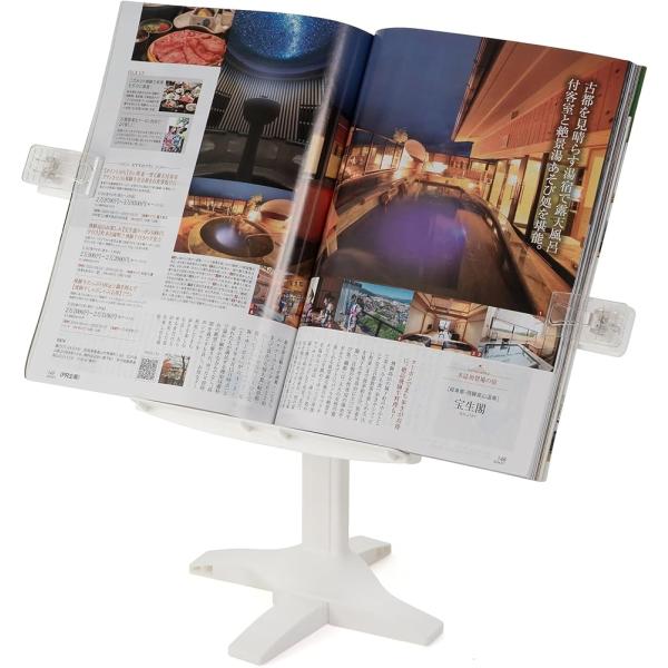 バリエーションコード : 2B9DTSPW2D「デスク上をすっきり快適に」 V字型のスタンドなどは、卓上の設置スペースを大きく使ってしまい、他のものをデスク上に広げにくくなることも・・。EMARINOのブックスタンドは土台の収まりがよく、土...