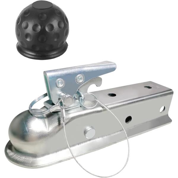 バリエーションコード : 2B9DU81L55「アウトドアに最適な牽引サポート」 このヒッチカプラーロックは、アウトドア活動でのトレーラーやボートの牽引に最適です。頑丈な鋼鉄製で、5000ポンド（約2270kg）までの重量を楽に牽引可能。キ...