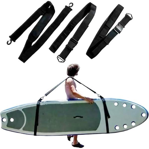 「快適な運搬体験」 移動が煩わしいサーフボードも、この便利なキャリーベルトを使えば楽々と運べます。肩に食い込まず、手を自由に使えるため、ボード以外の荷物も同時に持ち運ぶことができます。快適な肩パッド付きで、長距離の移動でも肩への負担を軽減し...