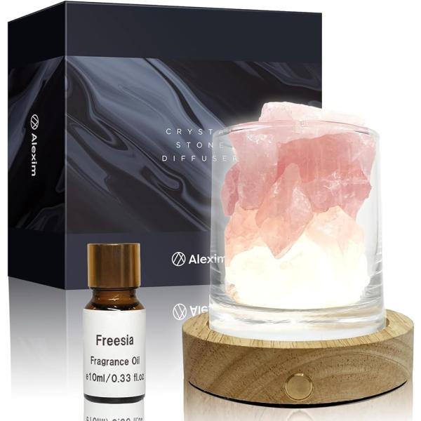 バリエーションコード : 2B9FUX58IJ「デザイン」アロマランプにはグラスをスッポリと収めるような窪みがある為グラつかずスッキリとした佇まいとなっております。また、アロマストーンには透明感のある天然石が用いられ、この様々な形が織りなす...