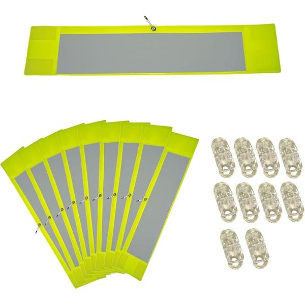 バリエーションコード : 2B9G0OJF51腕章10枚とクリップのセット。台紙の差し込み式です。緑、黄色、白からお選びいただけます。「こんな時におすすめ」運動会、イベントやスポーツ大会でのスタッフ識別、学校行事での役割分担、警備や交通整理...