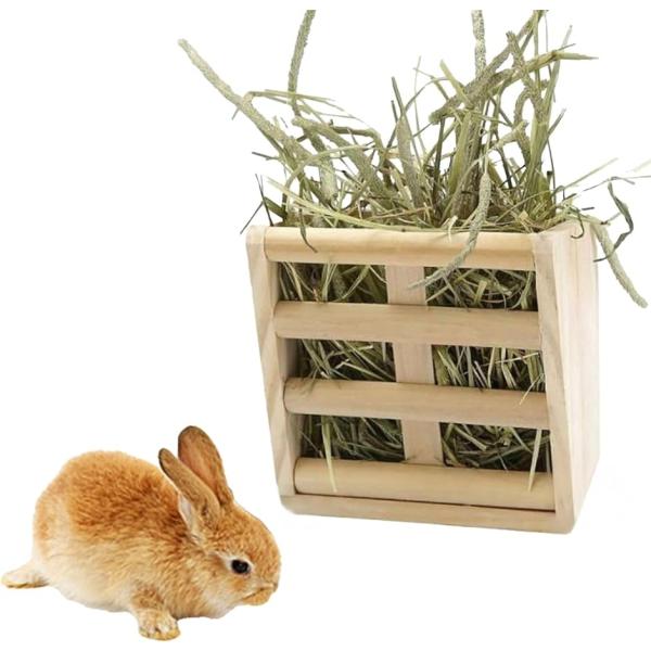 「牧草が散らからない便利なフィーダー」ケージにしっかり固定できる木製牧草入れ。食事中の揺れやひっくり返しを防ぎ、牧草を清潔な状態で保てます。床に散らばる心配がなく、食べやすい高さで草食動物の快適な食事をサポート。お世話の手間も軽減できます。...