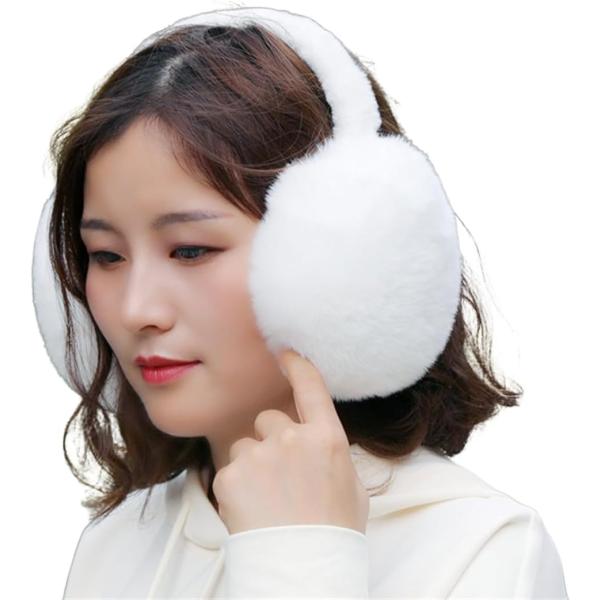 バリエーションコード : 2B9GX1R1OG「可愛さも暖かさも。欲張りデザイン」 ただ暖かいだけじゃない。このイヤーマフは、デザインにもとことんこだわりました。大きめのサイズ感は、耳をすっぽり覆い、暖かさを逃さないだけでなく、小顔効果も期...